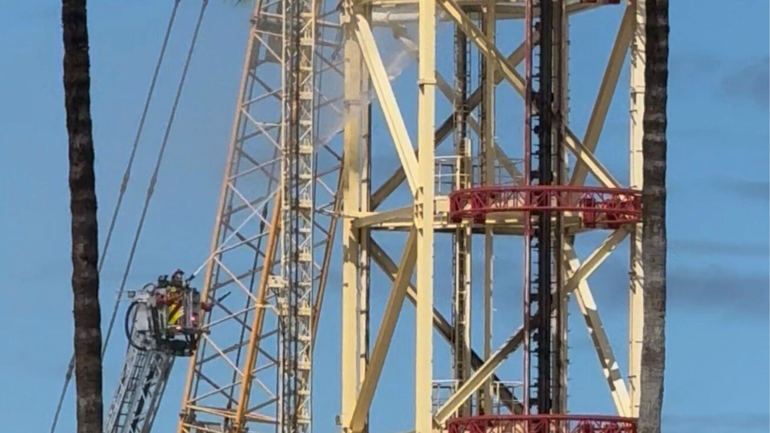 Universal’s Rip Ride Rockit coaster catches fire amid demolition